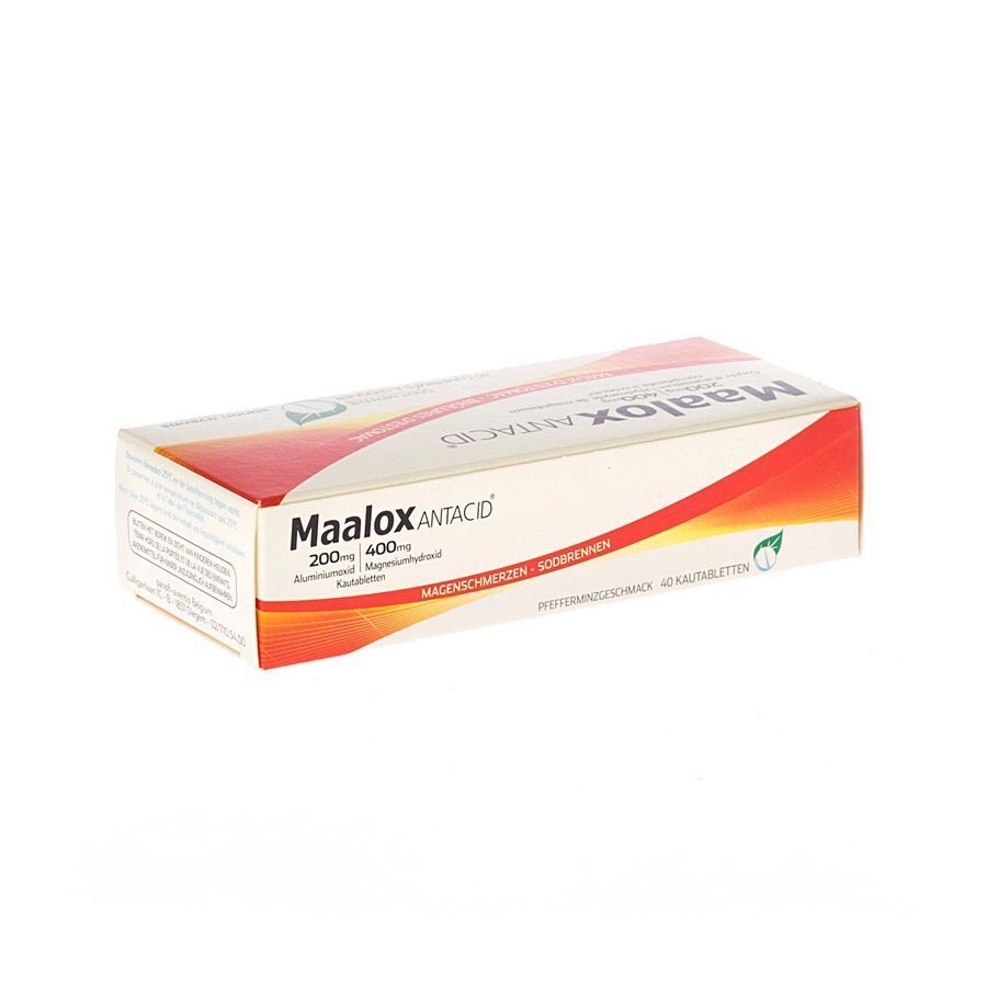 Maalox Antacid 200/400 Comp 40 kopen - Pazzox, online apotheek