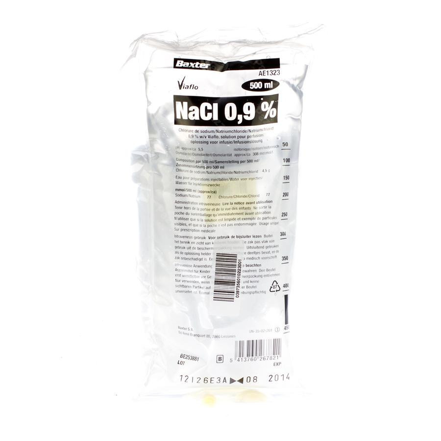 Bx Nacl 0,9% Viaflo Sac-zak 500ml - Pazzox, pharmacie en ligne