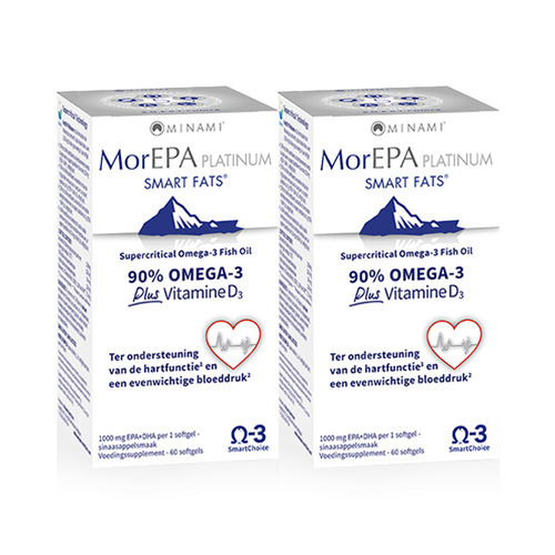 Minami Morepa Platinum + Vit D3 Duopack 2x60 Softgels kopen - Pazzox