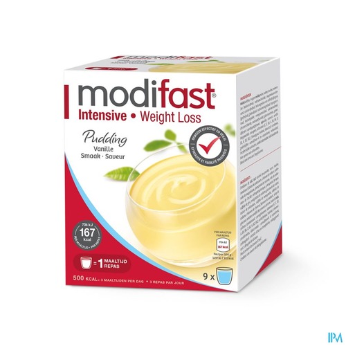 Modifast Intensive Pudding Vanille Zakje 9 kopen - Pazzox