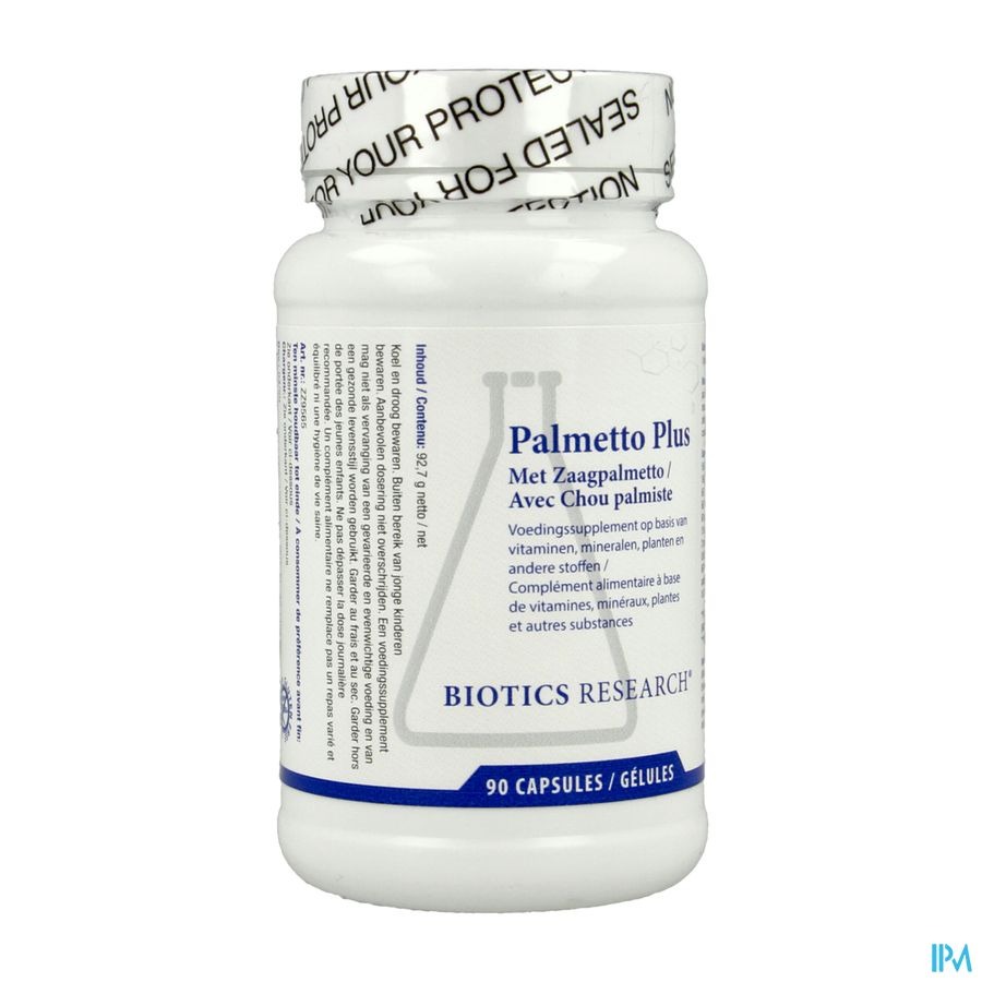Palmetto Plus Biotics Caps 90 kopen - Pazzox, online apotheek