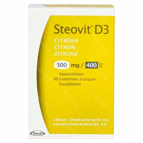 Steovit D3 500mg/400ie Comp 60 kopen - Pazzox, online apotheek