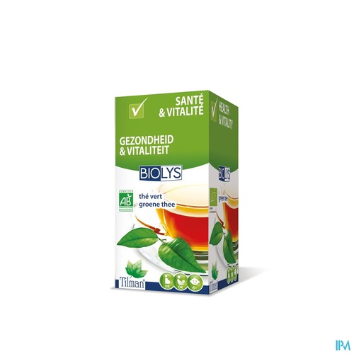 Biolys Groene Thee Bio Tea-bags 20 kopen - Pazzox, online apotheek