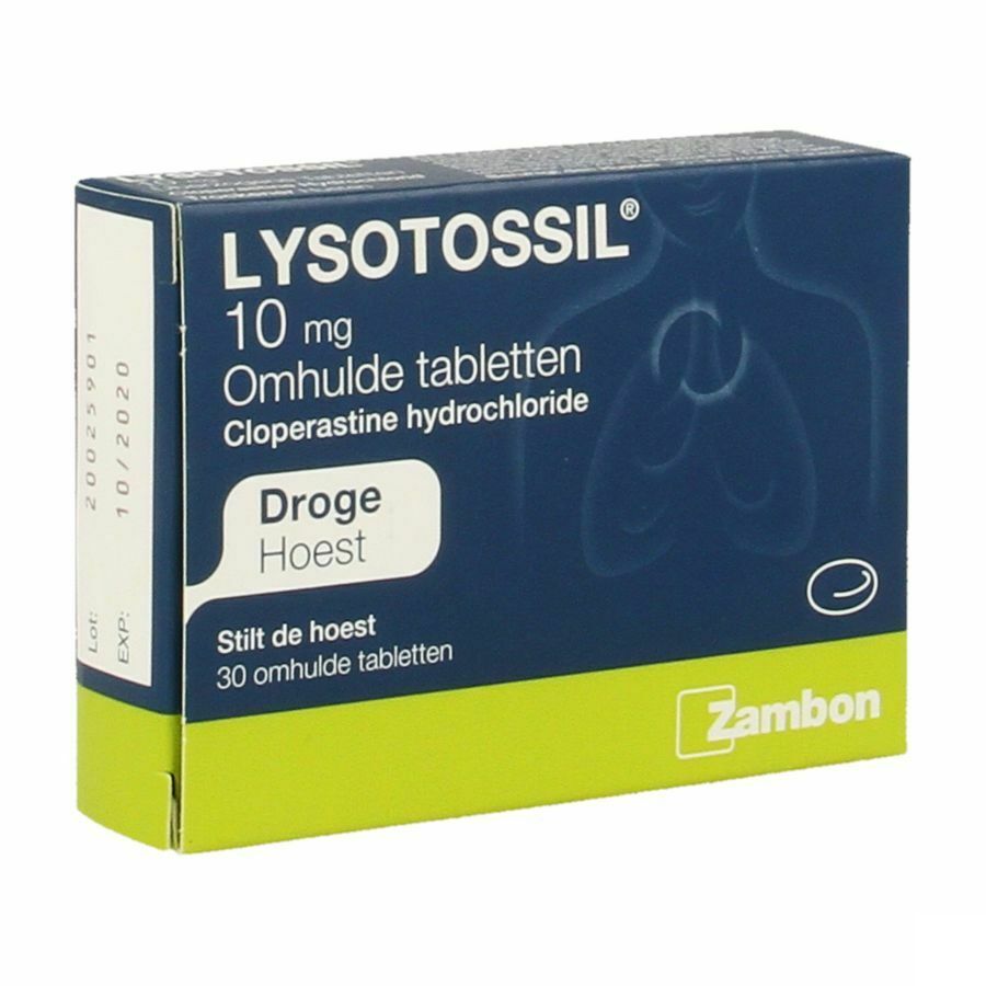 Lysotossil 10mg 30 Tabletten kopen - Pazzox, online apotheek