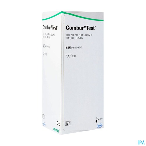 Combur 9 Test Strips 100 04510046040 kopen - Pazzox, online apotheek