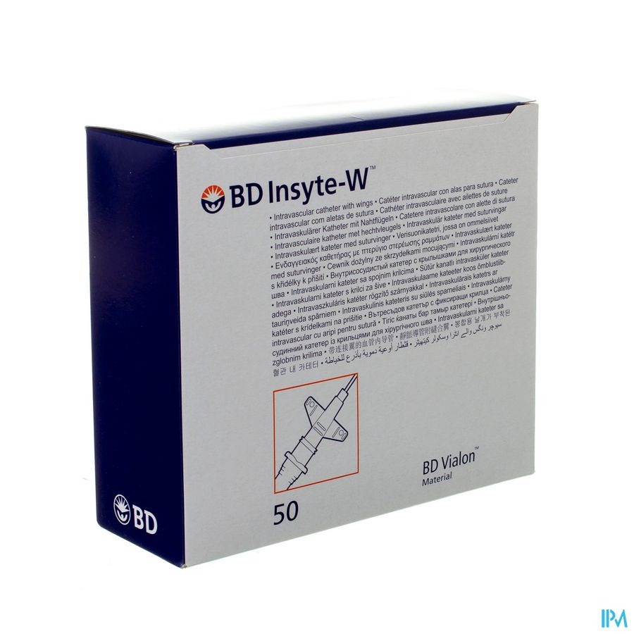 Bd Insyte-w Cath.iv 24g 3/4 0,7x19mm Jne 50 381312 - Pazzox