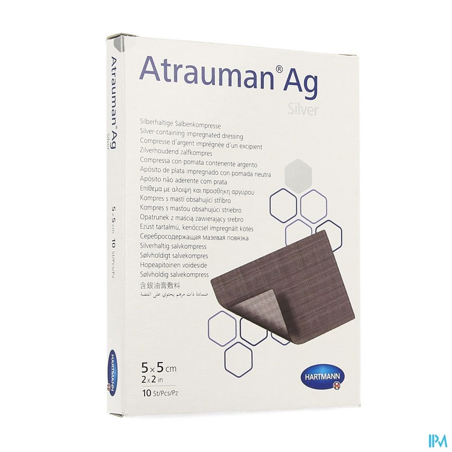 Atrauman Ag 5x5cm St. 10 P/s - Pazzox, pharmacie en ligne