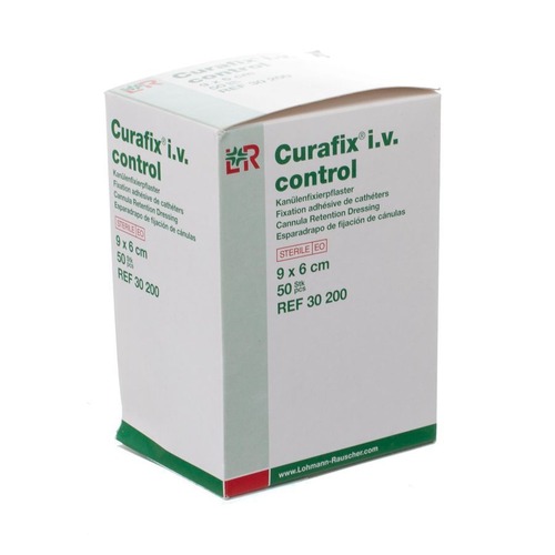 Curafix I.v. Control Catheterbevest.9x6cm 50 30200 kopen - Pazzox