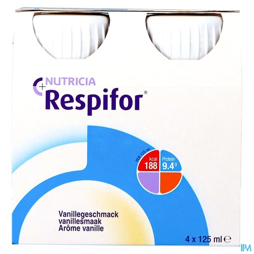 Respifor Aroma Vanille Flessen 4x125ml kopen - Pazzox