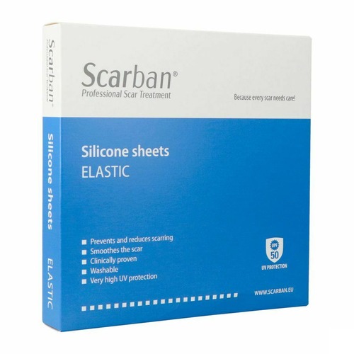 Scarban Elastic Silicone Sheet 5x7,5cm 2 kopen - Pazzox