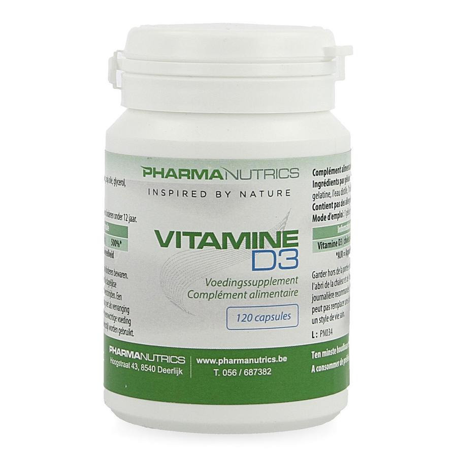 Vit D3 Caps 120 Pharmanutrics kopen - Pazzox, online apotheek