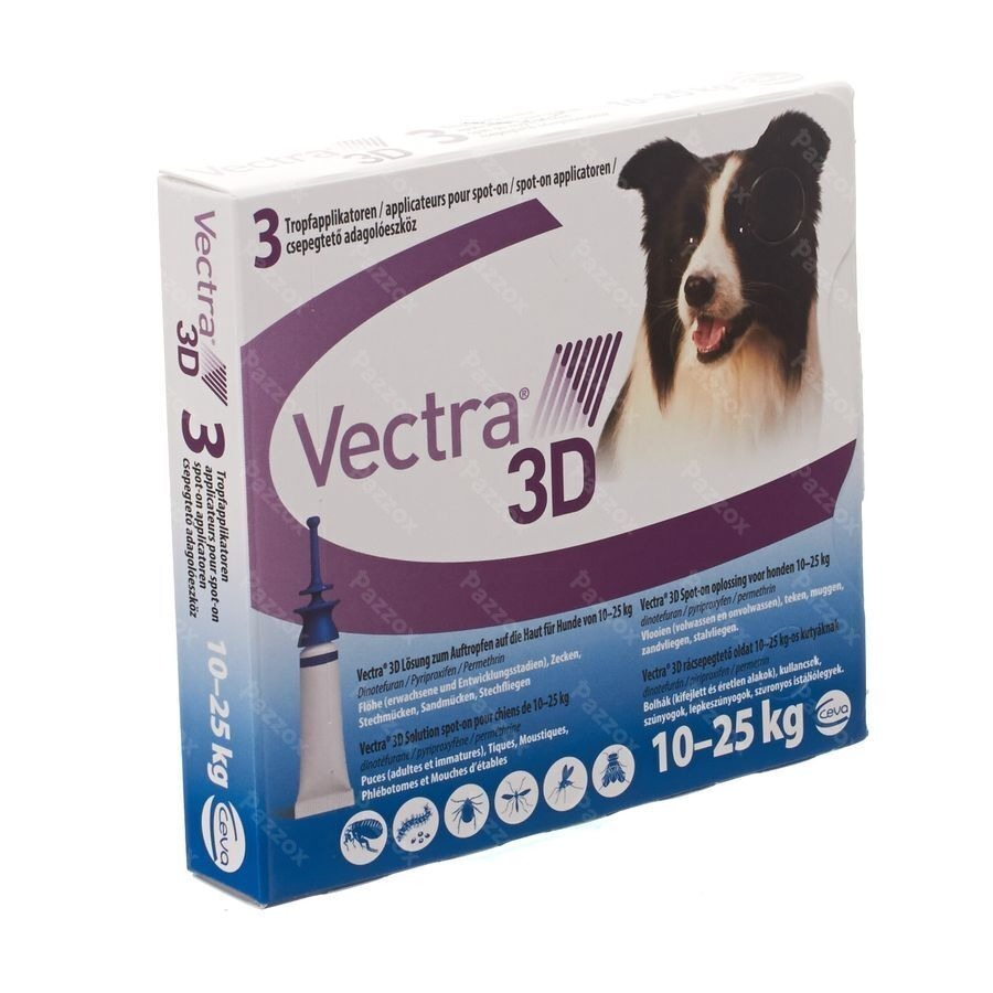 Vectra 3d Opl Spot-on Hond Pipet 3x3,6ml kopen - Pazzox