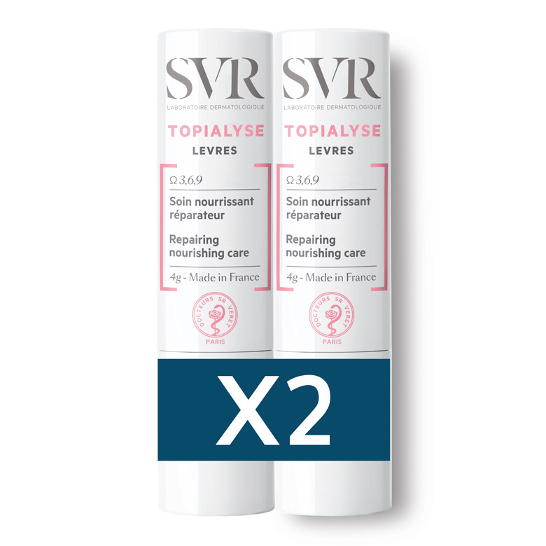 SVR Topialyse herstellende lippenbalsem duo 2x4g kopen - Pazzox