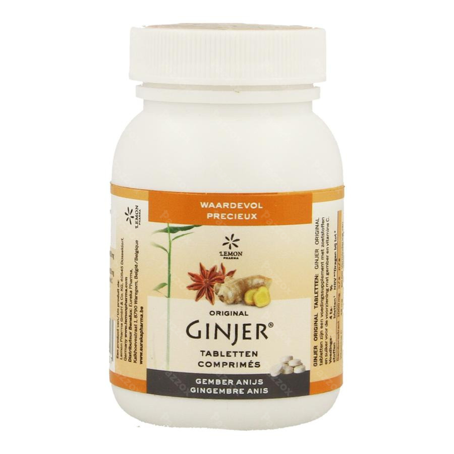 Ginjer Original Tabletten 60st - Lemon Pharma kopen - Pazzox
