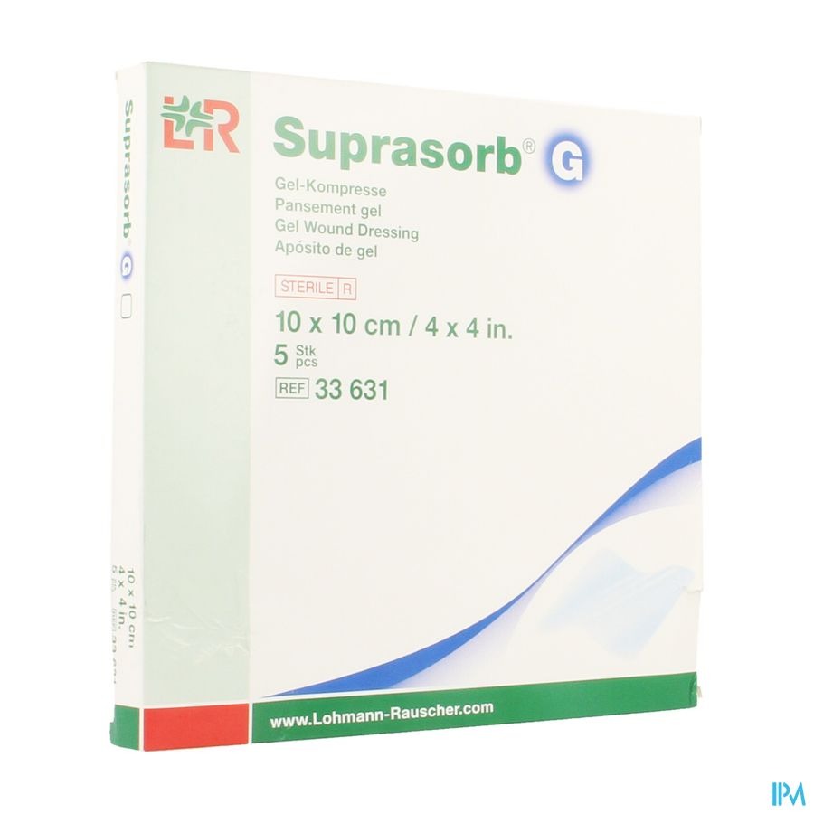 Suprasorb g Kompres New 10x 10cm 5 33631 kopen - Pazzox