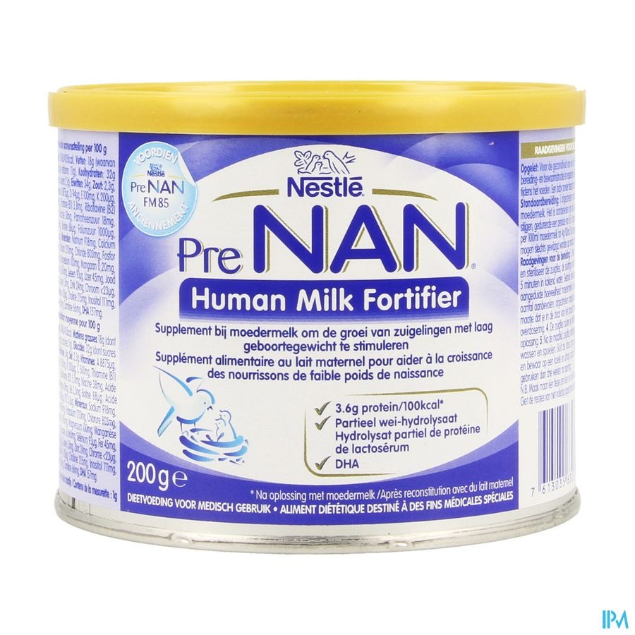 Pre Nan Human Milk Fortifier 200g - Pazzox, pharmacie en ligne