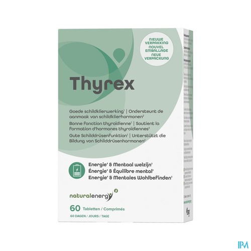 Natural Energy Thyrex 60 Capsules kopen - Pazzox, online apotheek