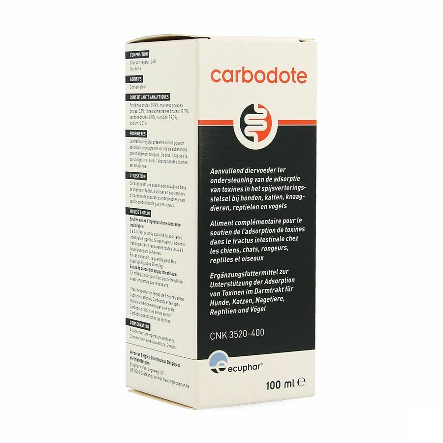 Carbodote Fl 100ml - Pazzox, pharmacie en ligne pas de soucis