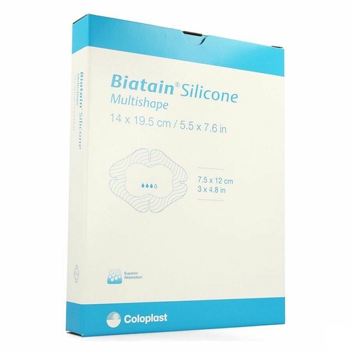 Biatain Silicone Multishape St 14,0x19,5cm 5 33408 - Pazzox