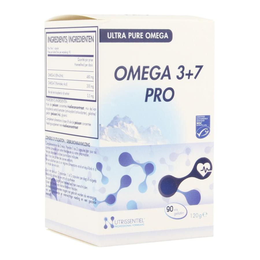 Omega 3 + 7 Pro Caps 90 kopen - Pazzox, online apotheek zonder zorgen