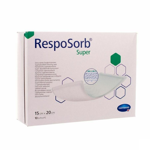 Resposorb Super 15x20cm 10 P/s kopen - Pazzox, online apotheek