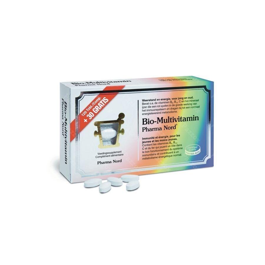 Bio-multivitamin Pharma Nord Tabl 120+30 Promo kopen - Pazzox