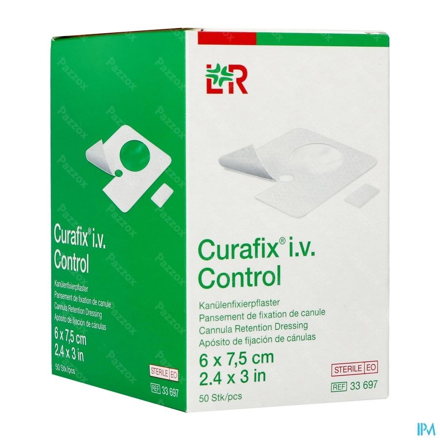 Curafix I.v. Control 6x7,5cm 50 kopen - Pazzox, online apotheek