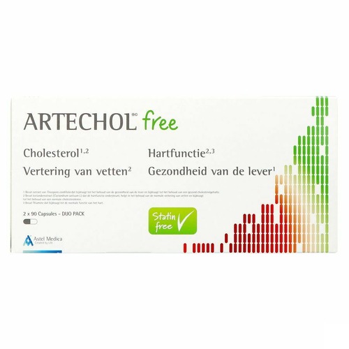 Artechol Free Caps 180 kopen - Pazzox, online apotheek zonder zorgen