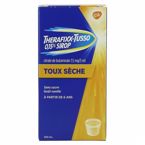 Therafixx-tusso 0,15% Sirop 200ml - Pazzox, pharmacie en ligne