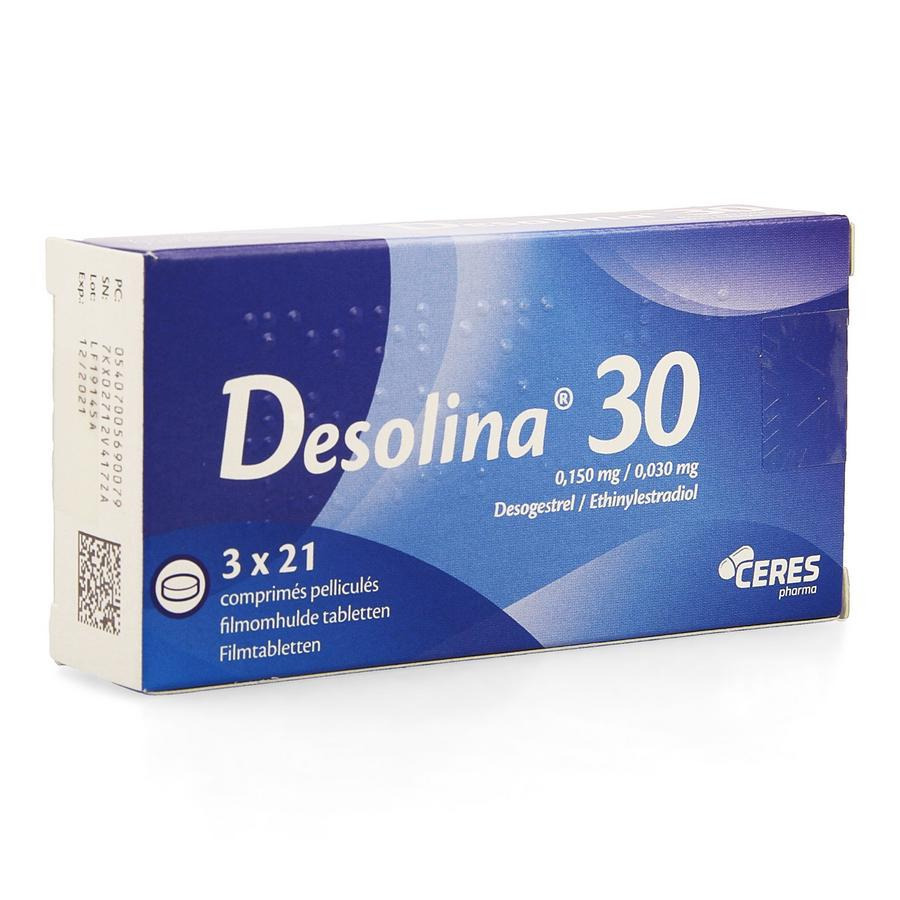 Desolina 30 0,150mg/0,030mg Filmomh Tabl 63 kopen - Pazzox