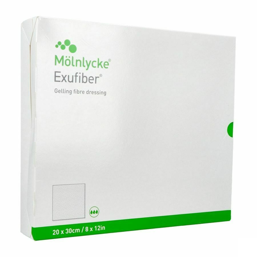 Exufiber Gelling Fibre Dressing Ster 20 X 30cm 5 kopen - Pazzox