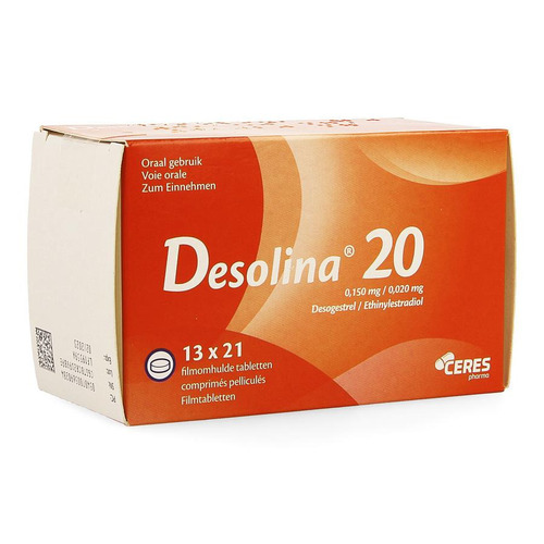 Desolina 20 0,020mg/0,150mg Comp 13 X 21 kopen - Pazzox