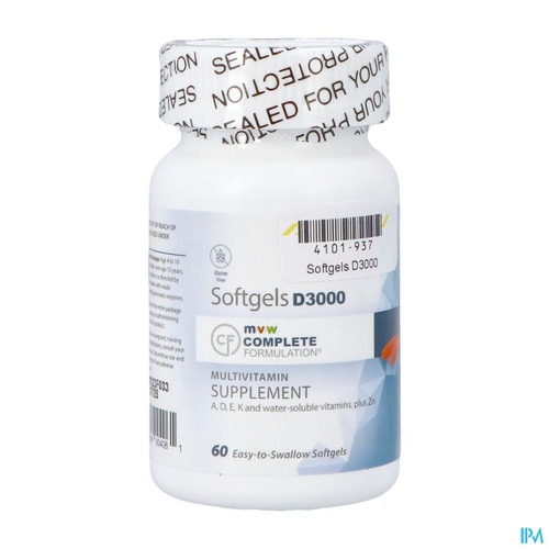 Mvw Complete Formul. Multivitamin D3000 Softgel 60 kopen - Pazzox