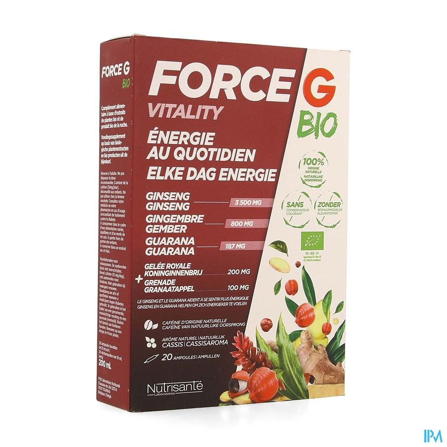 Force G Vitality Bio Amp 20 kopen - Pazzox, online apotheek