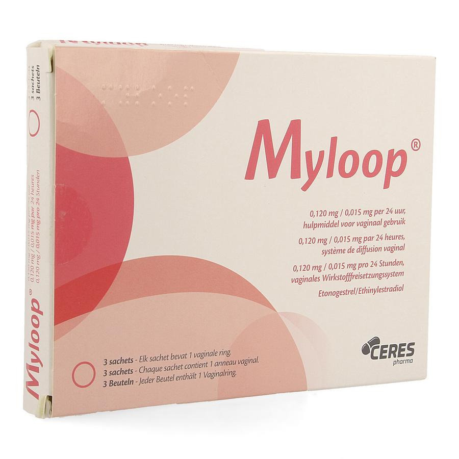 Myloop 0,120mg/0,015mg/24h Hulpmiddel Vag.gebr. 3 kopen - Pazzox