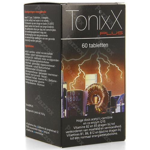 TonixX Plus Energie 60 Tabletten kopen - Pazzox, online apotheek