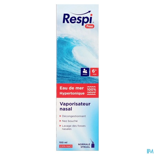 Respi Free Hypertonic Family Spray 100ml - Pazzox, pharmacie en ligne