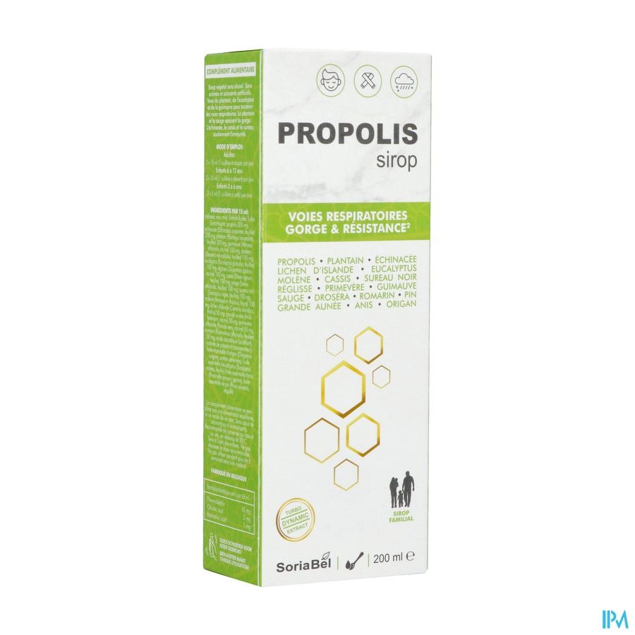 Soria Propolis Sirop 200ml - Pazzox, pharmacie en ligne pas de soucis