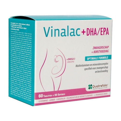 Vinalac +DHA/EPA Kinderwens tot Einde Borstvoeding 60 kopen - Pazzox