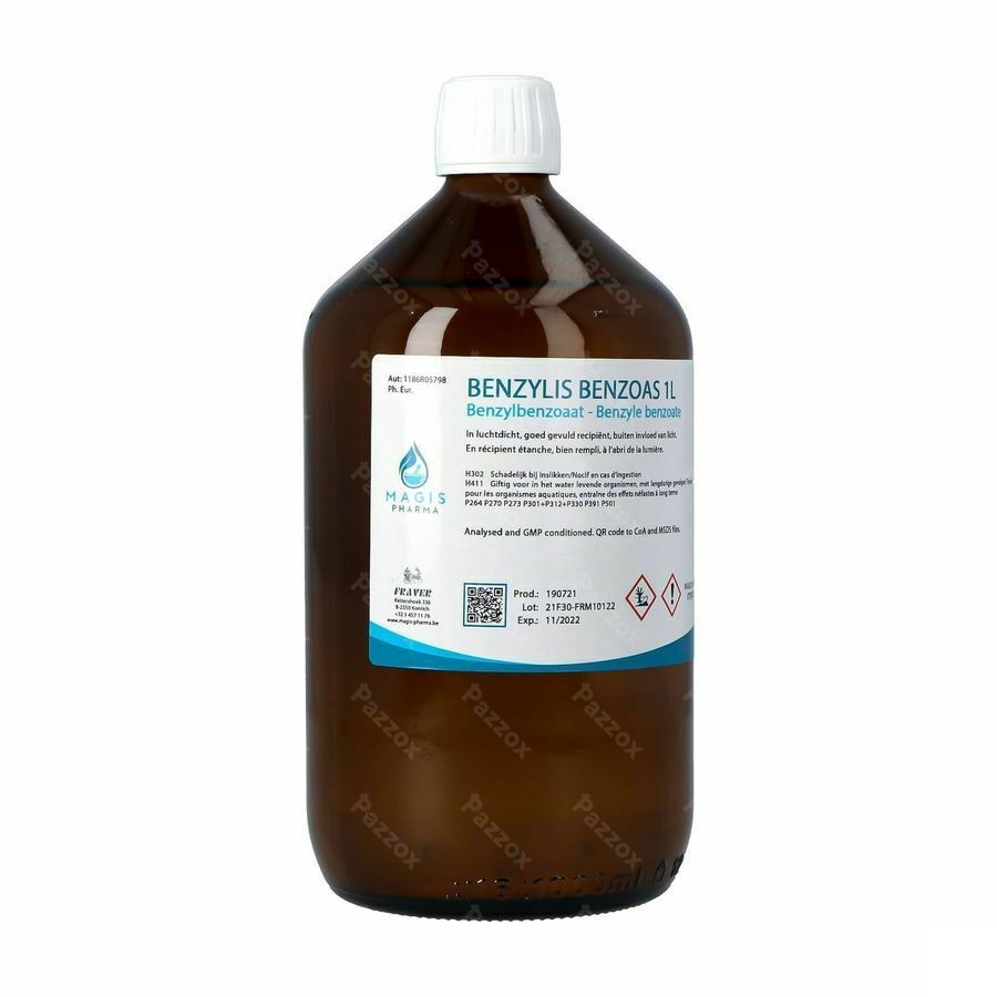 Benzyle Benzoate 1l Magis - Pazzox, pharmacie en ligne pas de soucis
