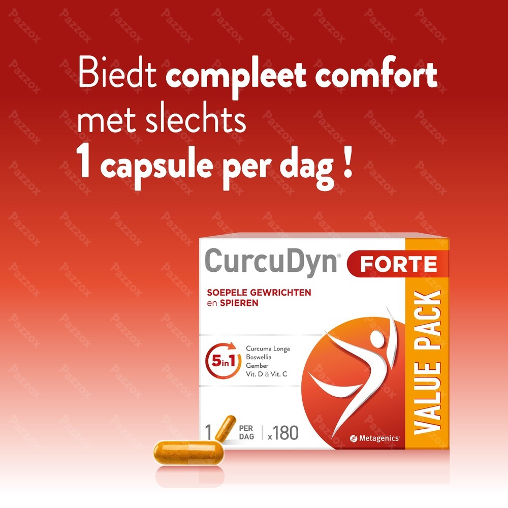 Metagenics Curcudyn Forte 180 Capsules kopen - Pazzox Metagenics Curcudyn Forte 180 Capsules kopen - Pazzox