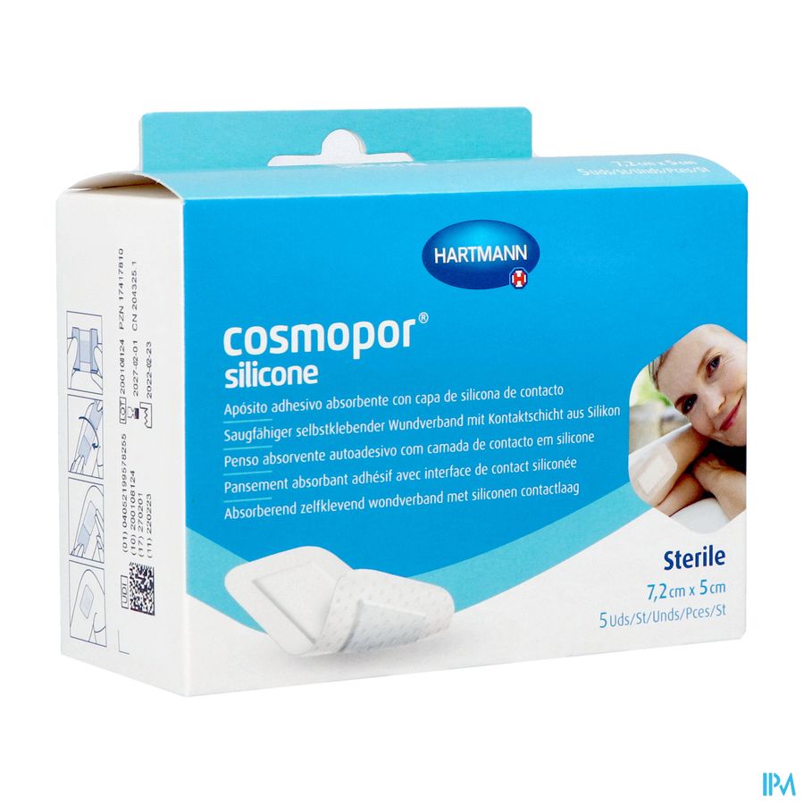 Cosmopor Silicone Selfcare 7,5x 5cm 5 - Pazzox, pharmacie en ligne