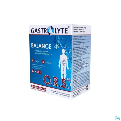 Gastrolyte Balance 8 Sachets - Pazzox, pharmacie en ligne