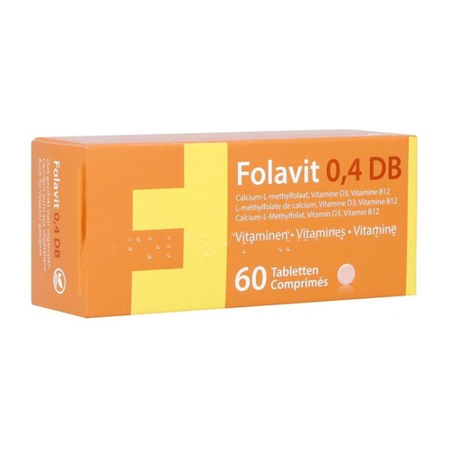 Folavit DB 0,4mg 60 Tabletten kopen - Pazzox, online apotheek