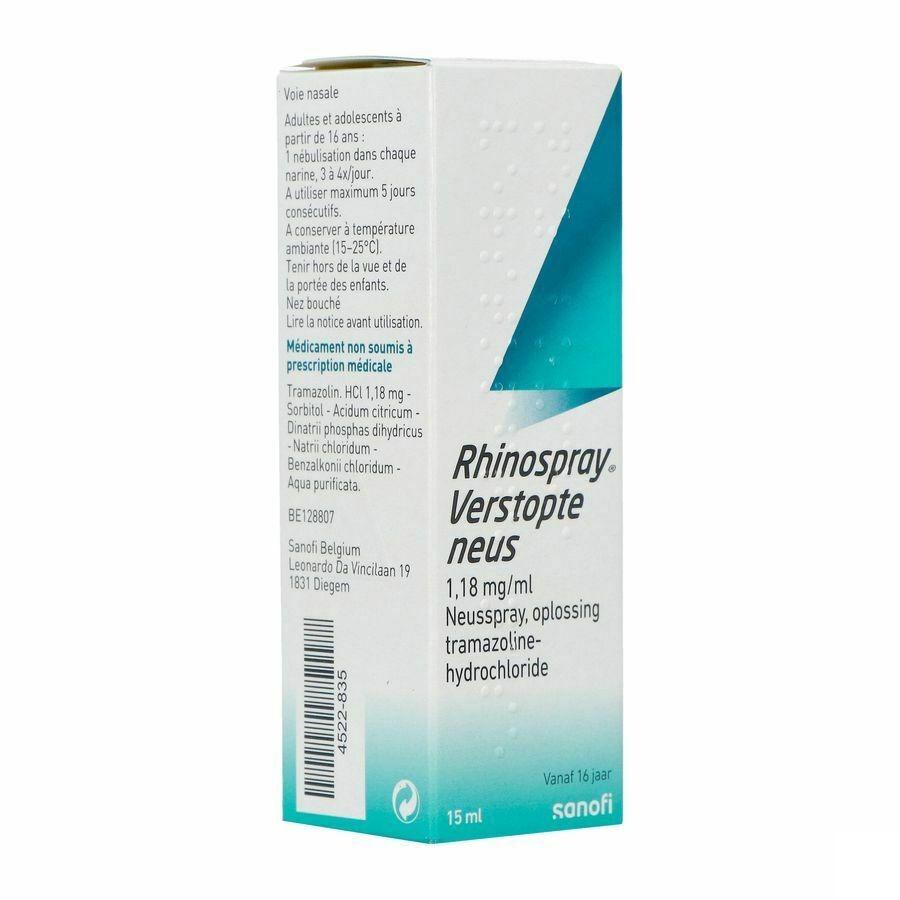 Rhinospray Verstopte Neus 1,18mg/ml Neusspray 15ml kopen - Pazzox
