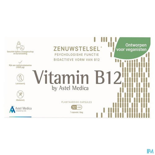 Astel Medica Vitamine B12 32 Capsules kopen - Pazzox, online apotheek