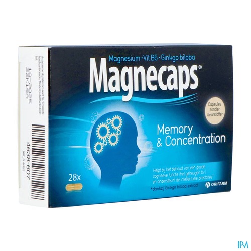 Magnecaps Geheugen en Concentratie 28 Capsules kopen - Pazzox