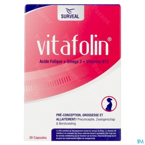 Vitafolin 30 Capsules kopen - Pazzox, online apotheek zonder zorgen