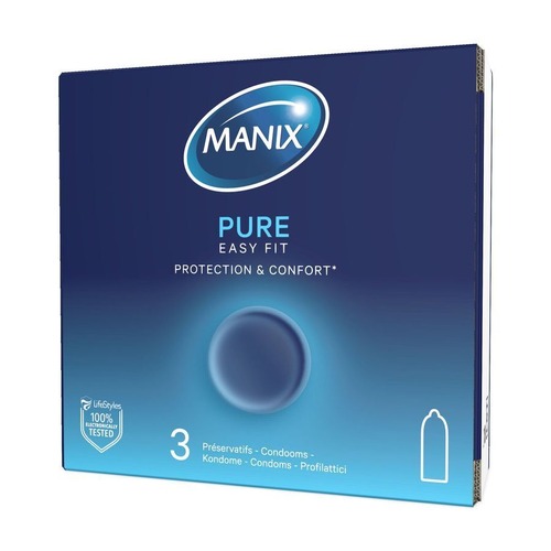 Manix Pure 3 Condooms kopen - Pazzox, online apotheek zonder zorgen
